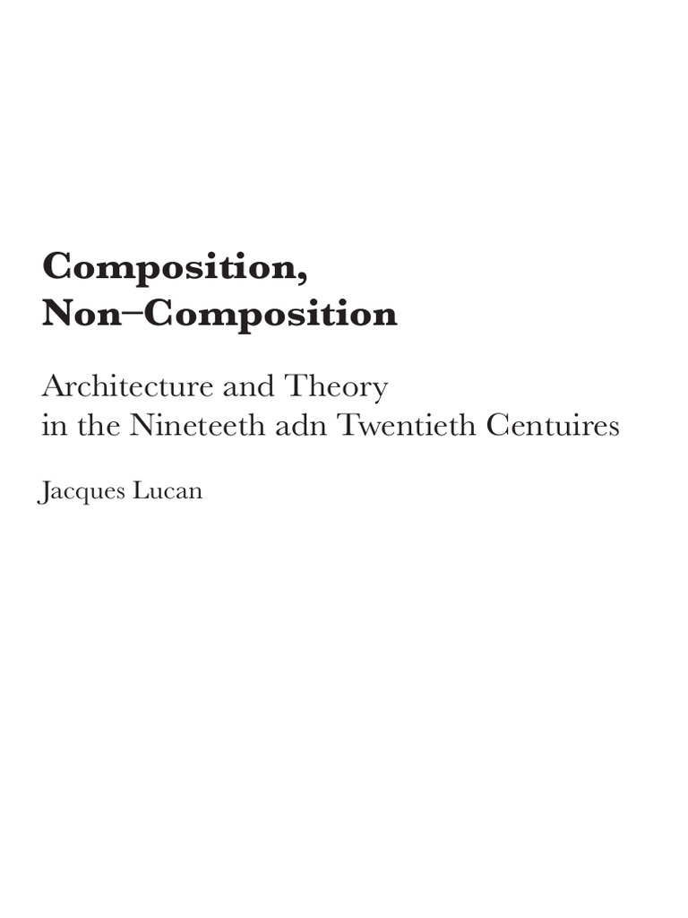 Composition, Non-Composition | PDF