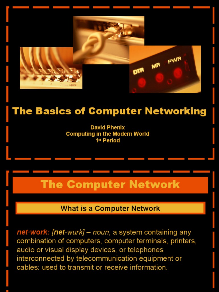 Computer Networking Basics Explained | PDF | Local Area Network ...