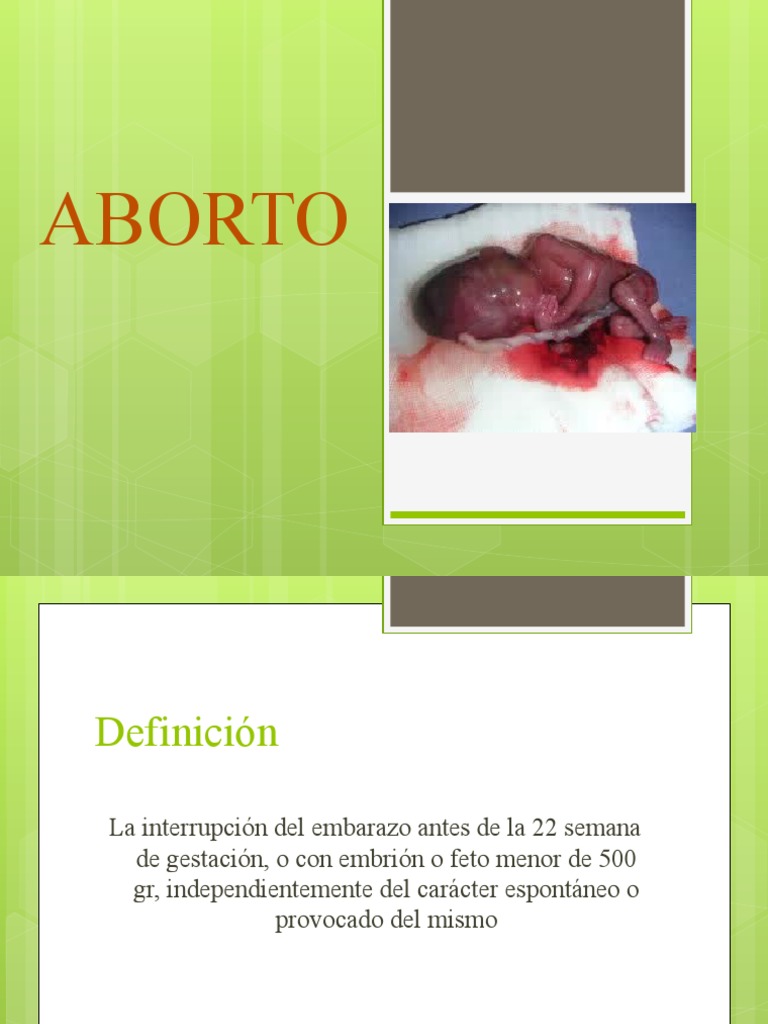 Aborto | PDF | El embarazo | Aborto