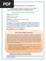 Ejemplo de Informe Expositivo | PDF