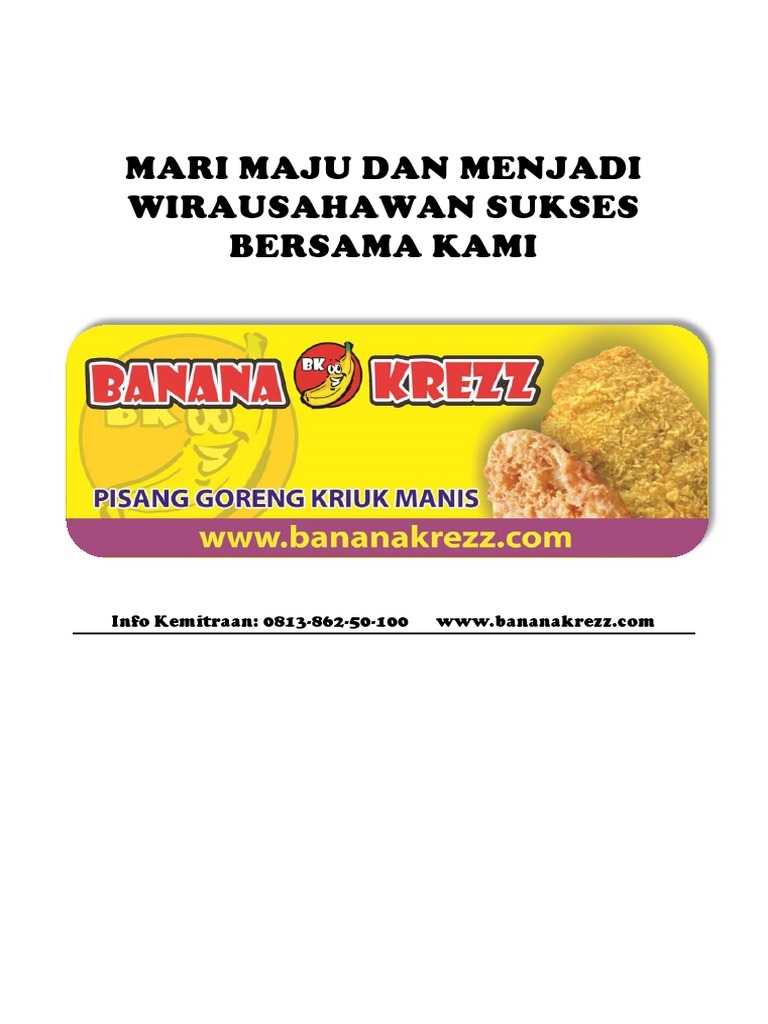 Banana Krezz Proposal Kemitraan | PDF