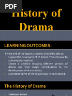 History and Development of Drama in English Literature | PDF | Theatre ...
