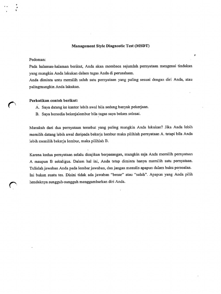 Instruksi MSDT | PDF