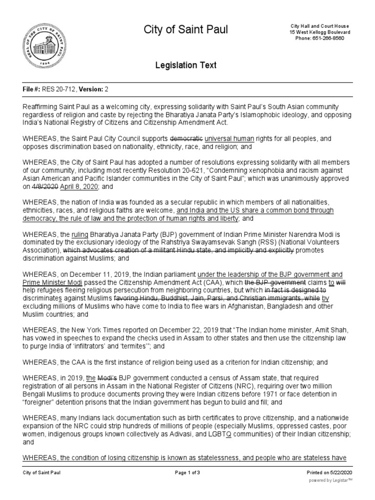 St. Paul City Council Legislation Text | PDF