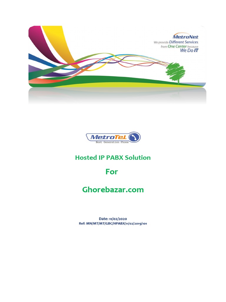 Hosted IP-PABX Proposal | PDF | Telephony | Voice Over Ip