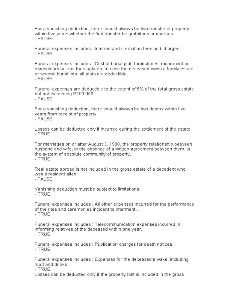For A Vanishing Deduction | PDF | Finance & Money Management