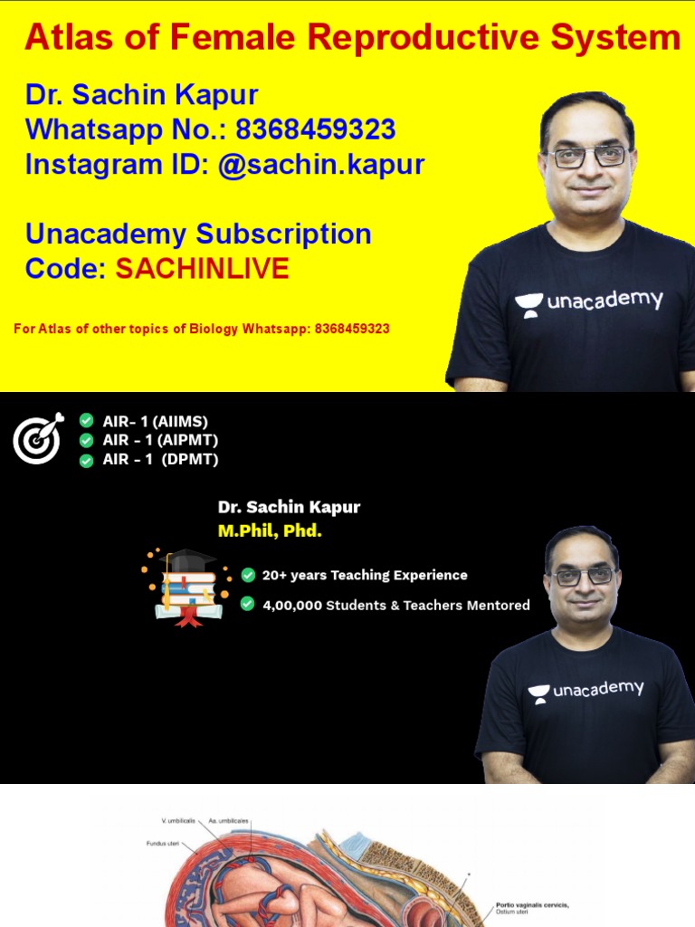 Atlas of Female Reproductive System PDF | PDF