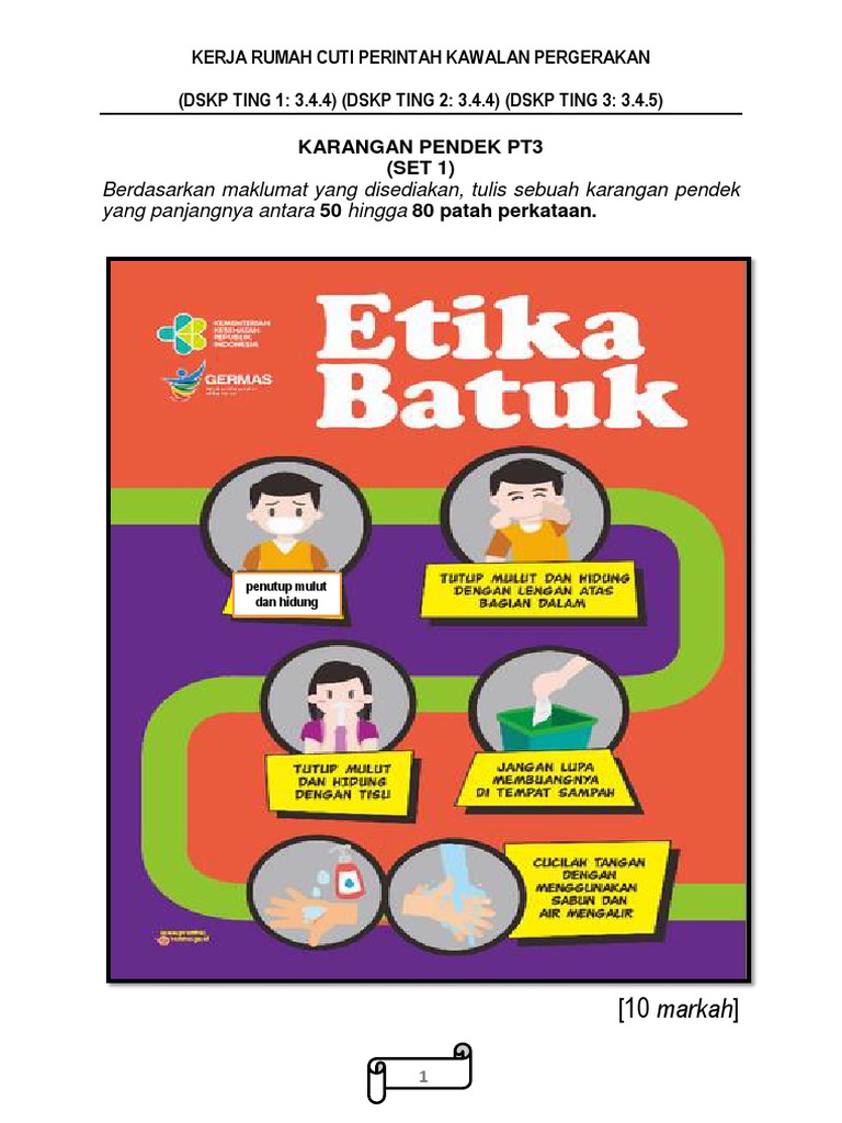 Karangan Pendek PT3 Sempena PKP | PDF