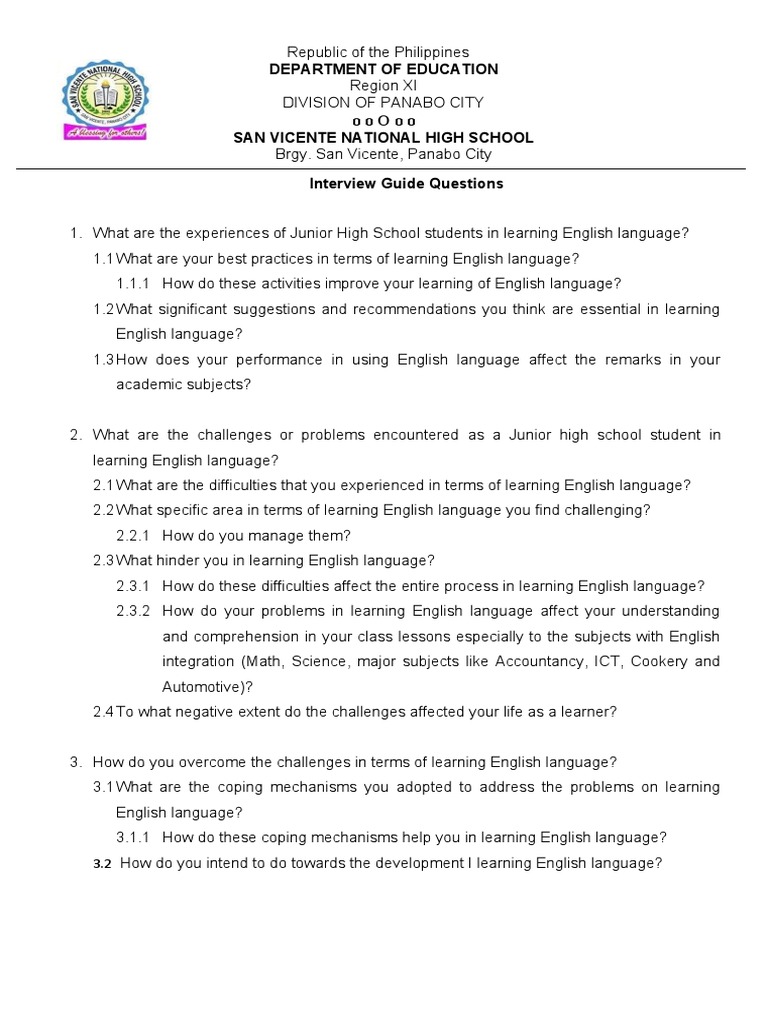 Final Reserach Question | PDF | Social Science