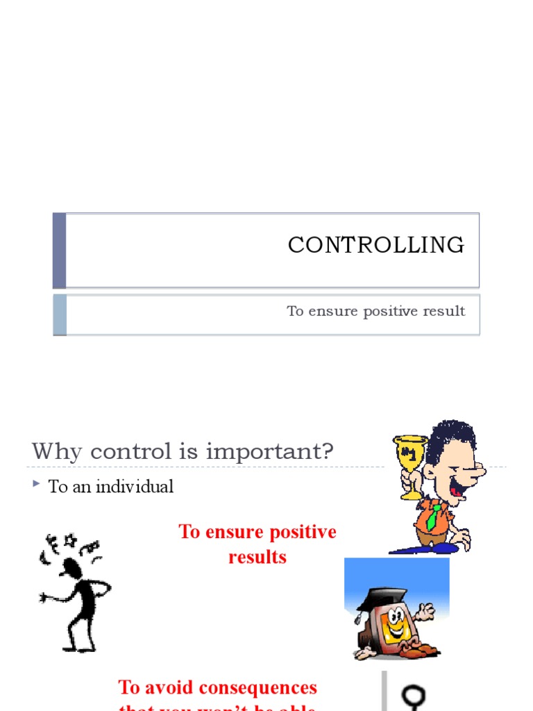 Controlling: To Ensure Positive Result | Download Free PDF | Inventory ...