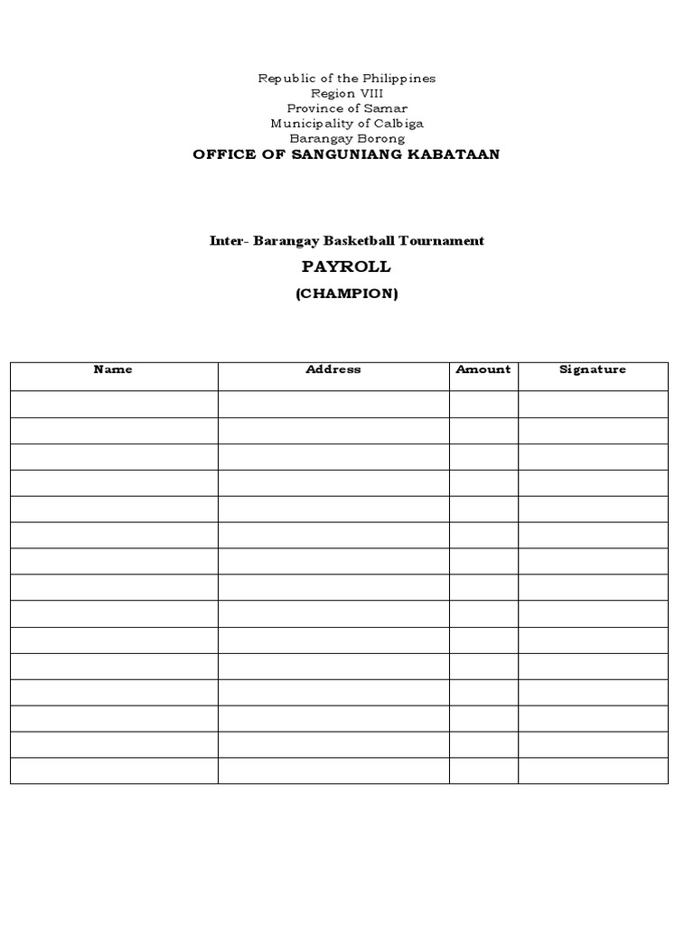 Payroll - Winners | PDF