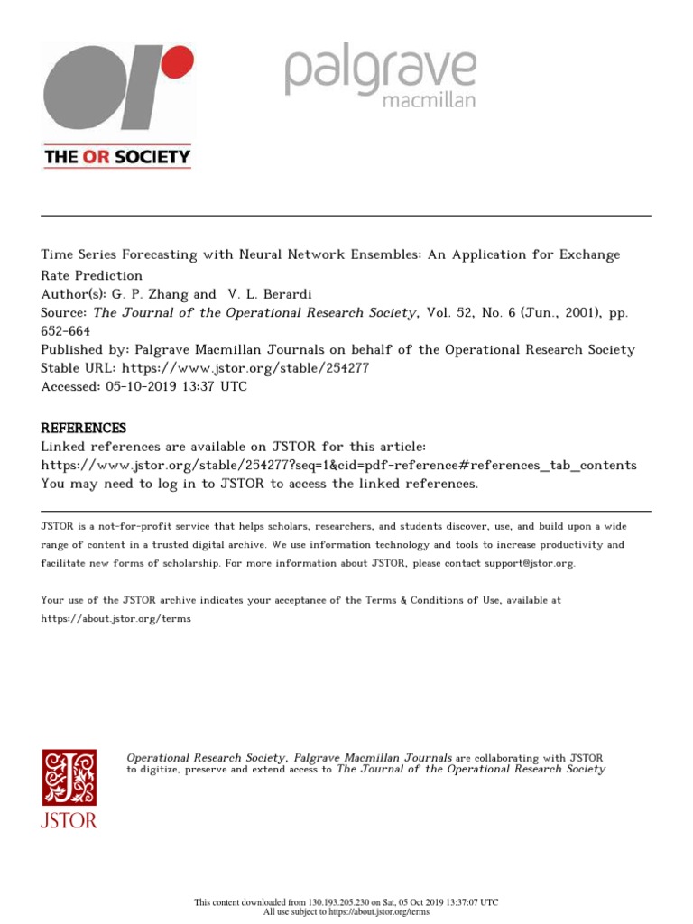 Operational Research Society, Palgrave Macmillan Journals The Journal ...
