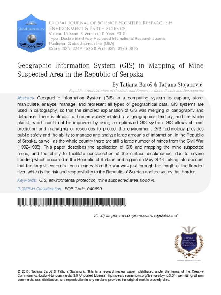 1 Geographic Information System | PDF | Geographic Information System ...