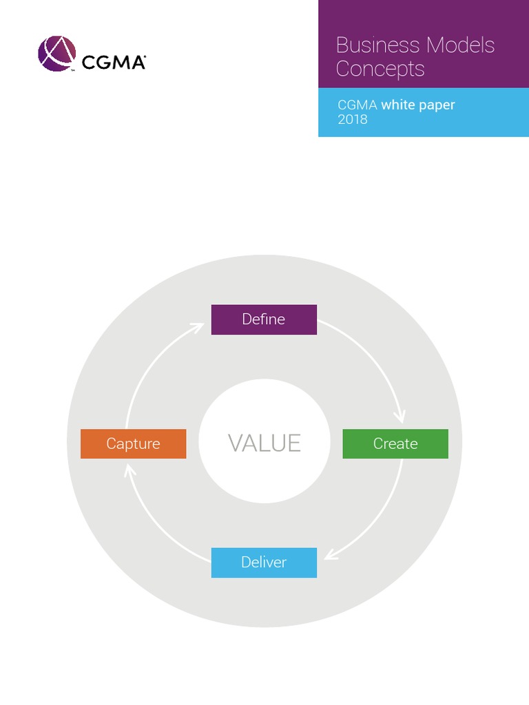 Cgma Business Models Concepts White Paper | PDF | Business Model ...