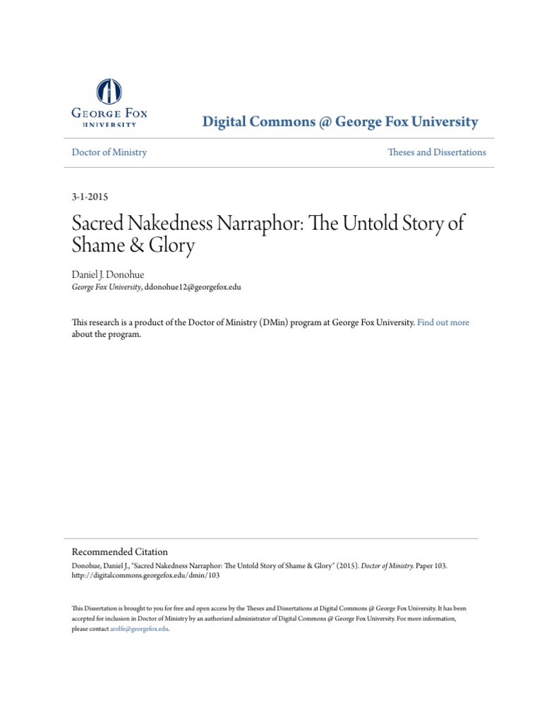Sacred Nakedness Narraphor - The Untold Story of Shame & Glory | PDF ...