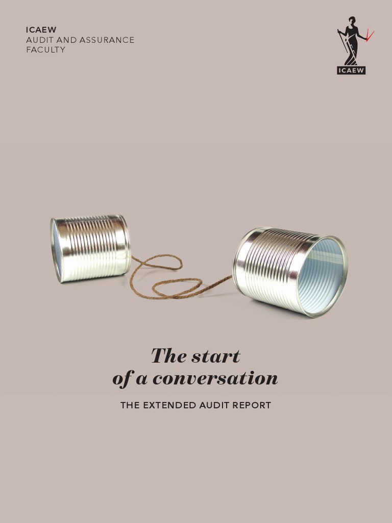 The Start of A Conversation: Audit and Assurance Faculty | PDF ...