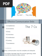 7Cs of Effective Communication | PDF | Information | Mind