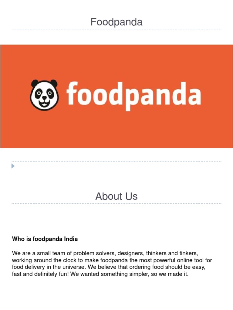 Foodpanda | Download Free PDF | Restaurants | Food And Drink