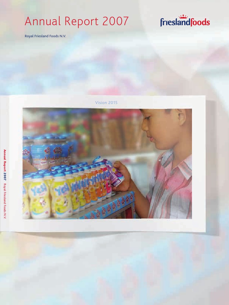 Annual Report 2007frieslandfood | PDF | Milk | Foods