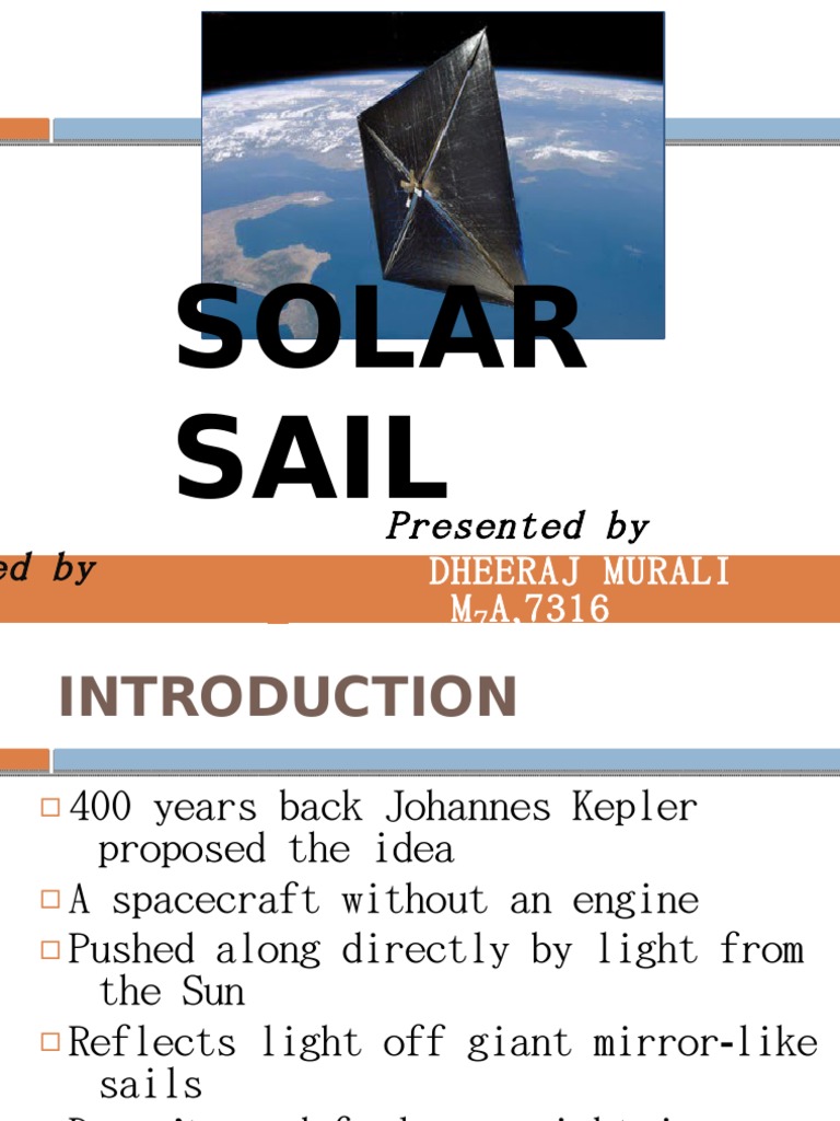 Solar Sail | PDF | Physical Sciences | Outer Space