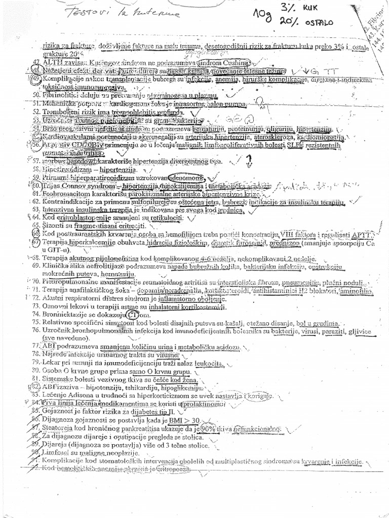 Interna Testovi PDF | PDF