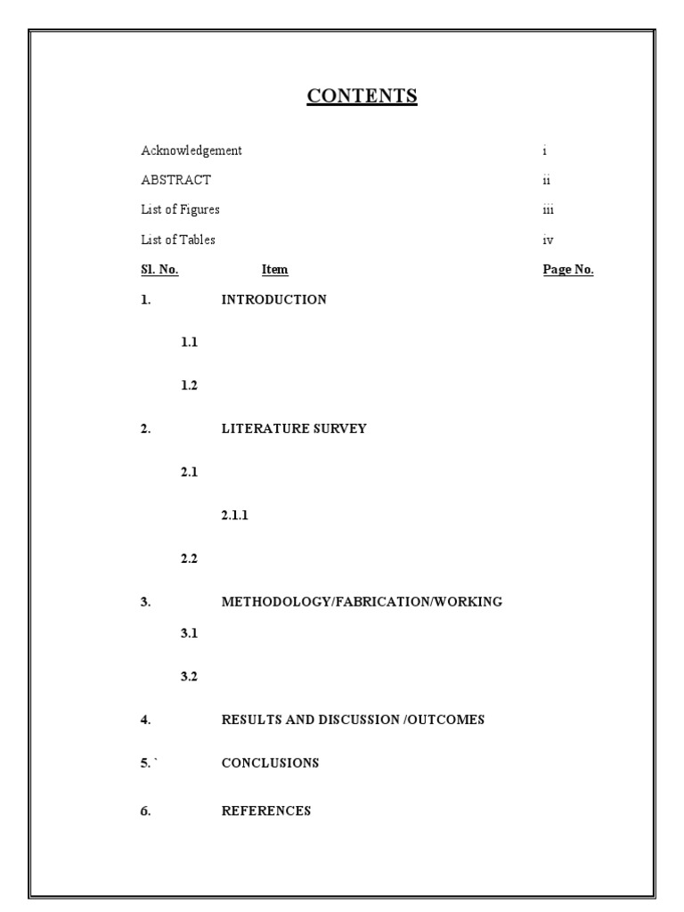 Seminar Table of Contents | PDF | Science & Mathematics