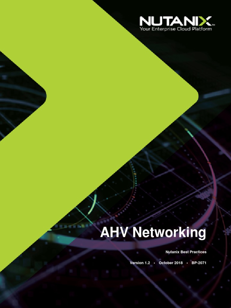 BP 2071 AHV Networking PDF | Download Free PDF | Cloud Computing | Computer Network