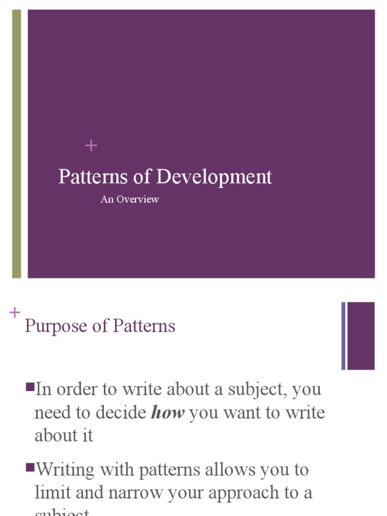 Patterns of Development | PDF | Guilt (Emotion) | Definition