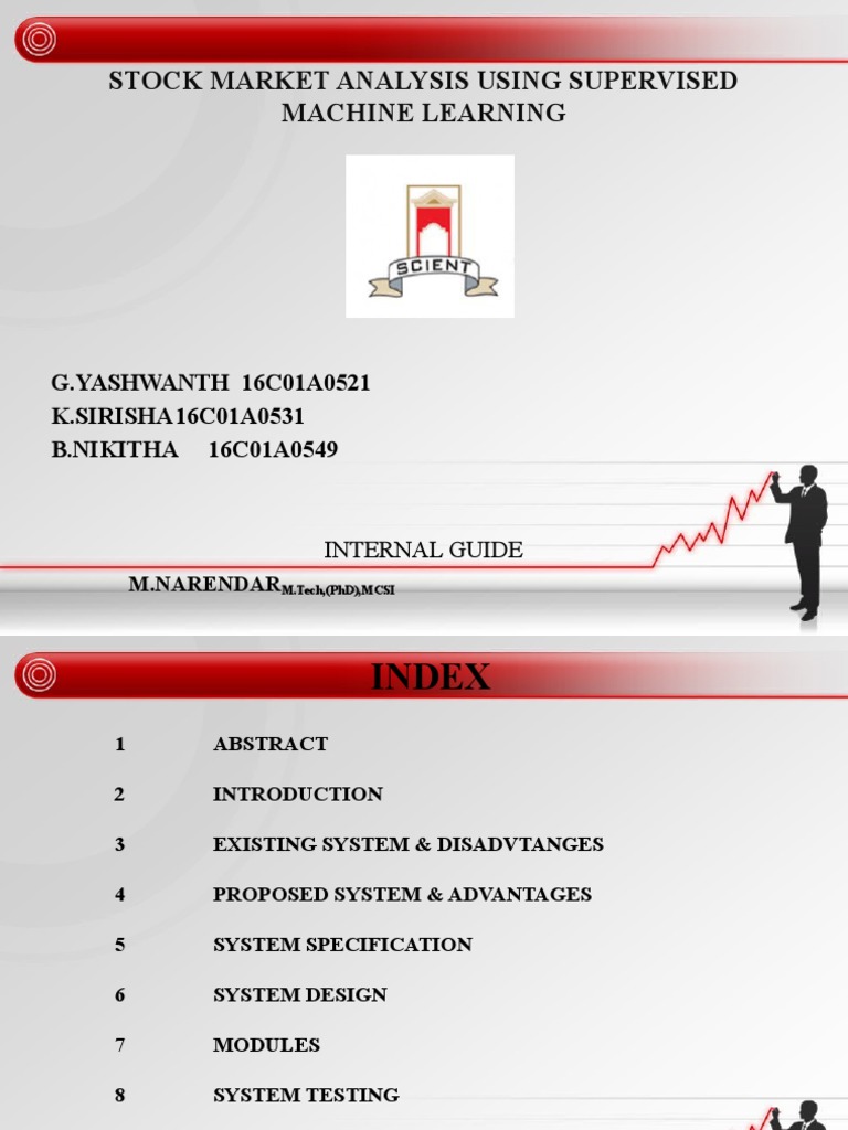 Stock Market Analysis Using Supervised Machine Learning | PDF | Errors And Residuals | Machine ...