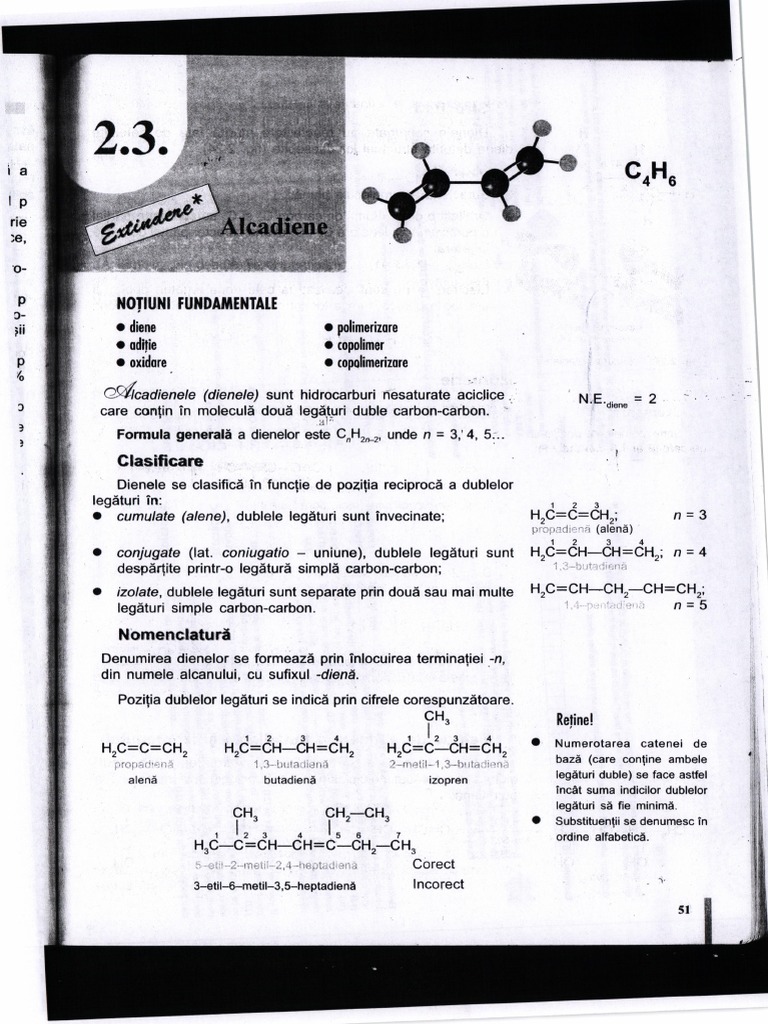 Chimie 4 Alcadiene | PDF