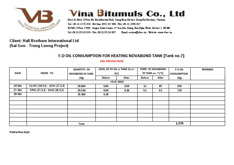 Heating Novabond Tank | PDF