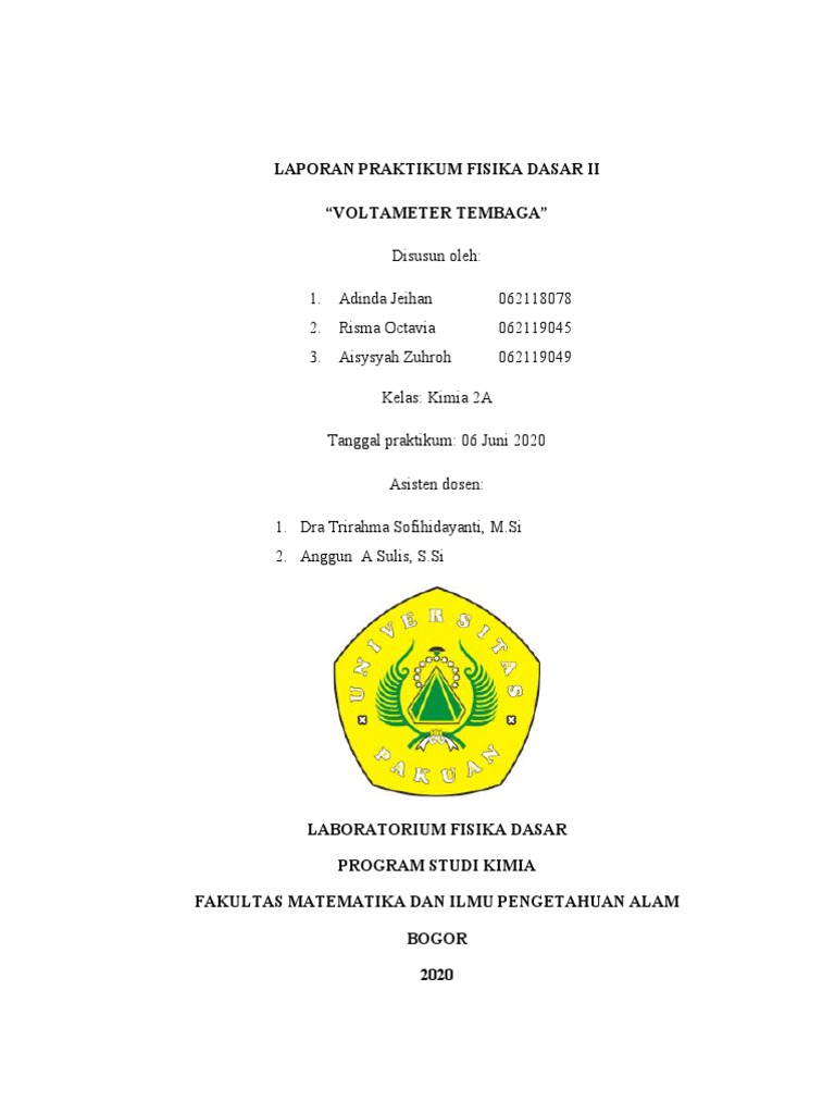 Voltameter Tembaga | PDF