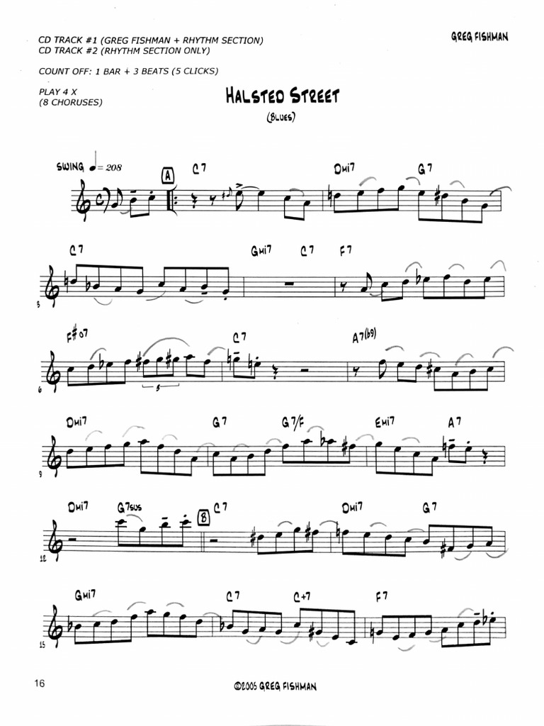 Halsted Streat - Greg Fishman | PDF