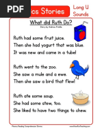 OW-sounds - Phonics Stories PDF | PDF