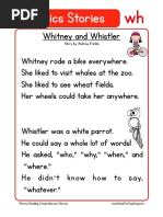AW Phonics Reading Comprehension Story | PDF | Learning Methods ...