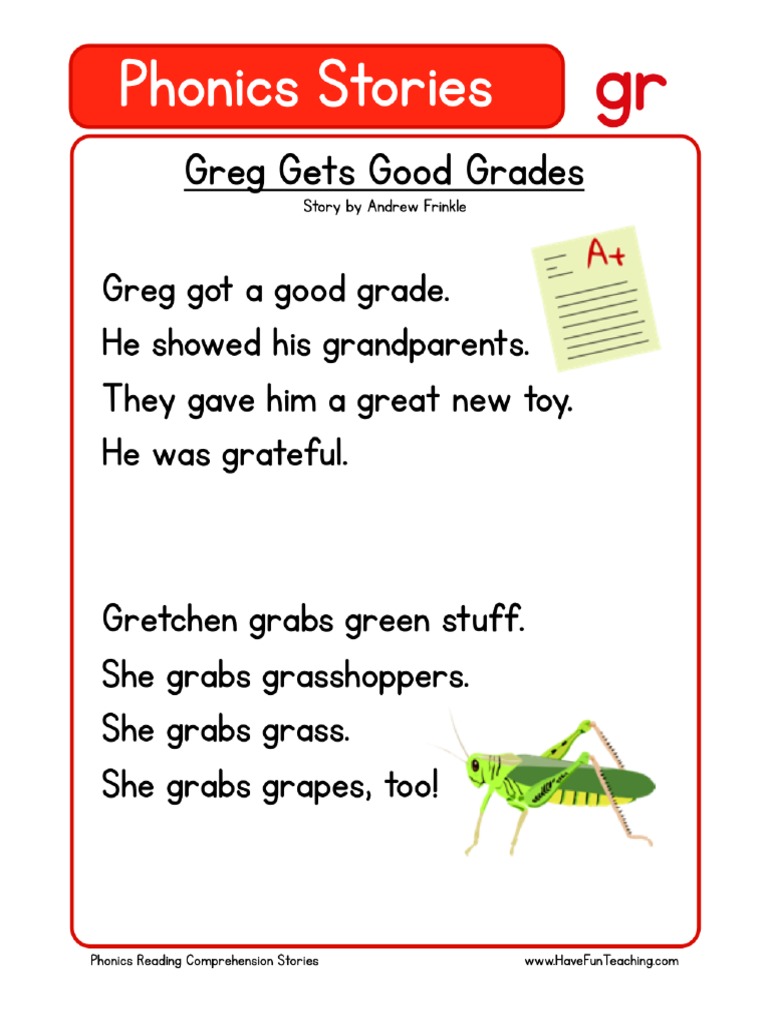 GR-sounds - Phonics Stories PDF | PDF