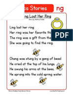 Short A #2 CVC Stories Reading Comprehension English Worksheet | PDF
