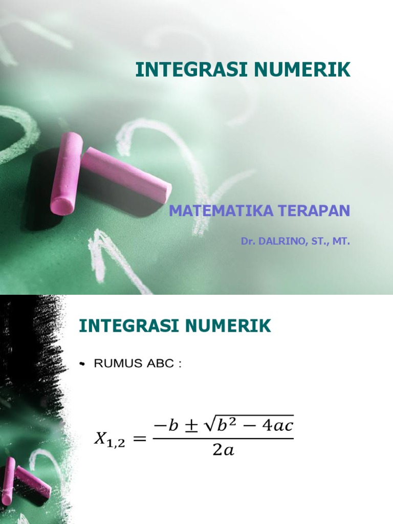 05-Integral Numerik-30-03-20 | PDF