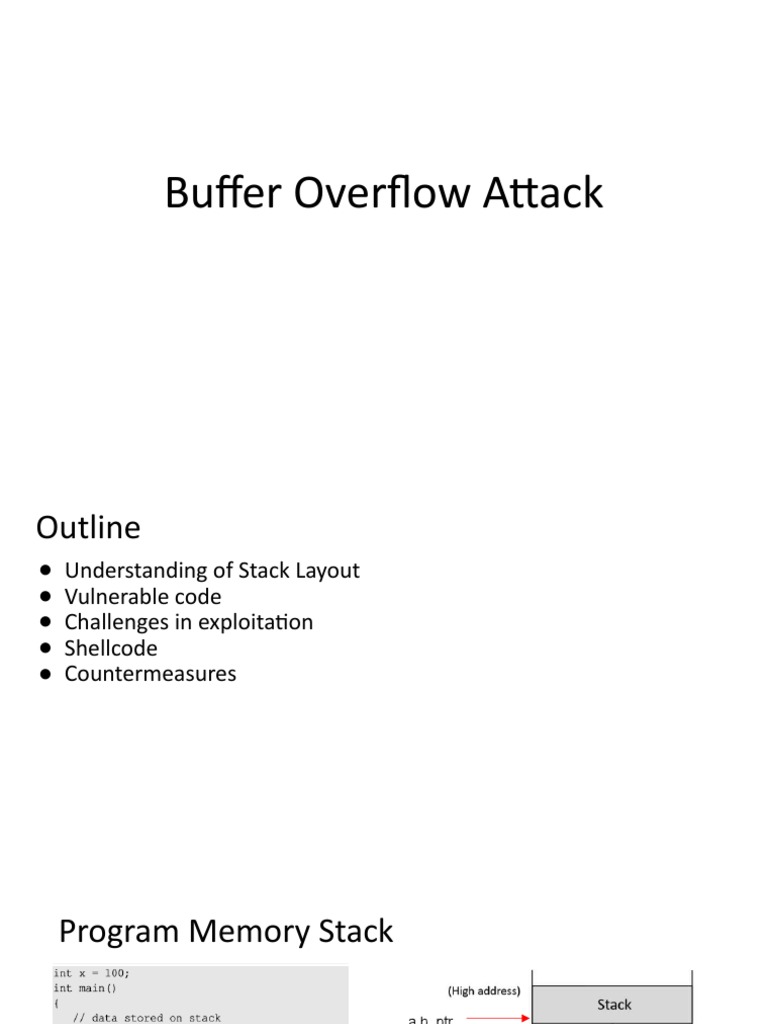 04 Buffer Overflow | Download Free PDF | Subroutine | Computer Architecture