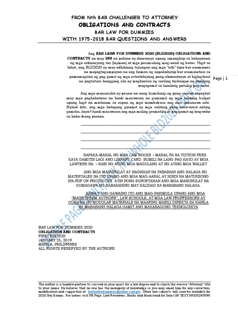 BLD2020 Oblicon Sample Pages PDF | PDF