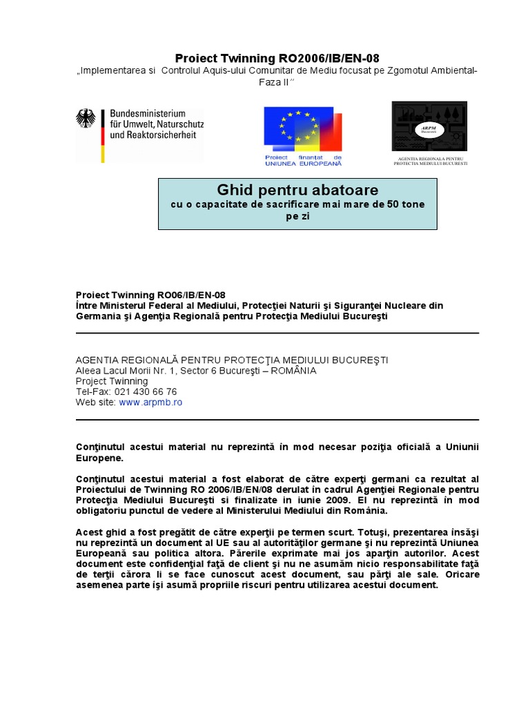 Ghid abatoare-BAT Bun | PDF