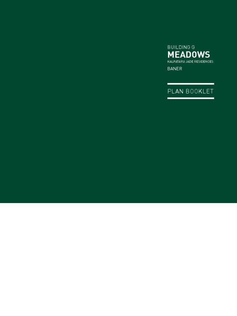 Jade Plan Booklet G Wing | PDF | Apartment | Sink