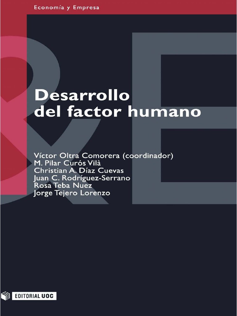 Desarrollo del factor humano.pdf | Factores de producción | Gestión de recursos humanos