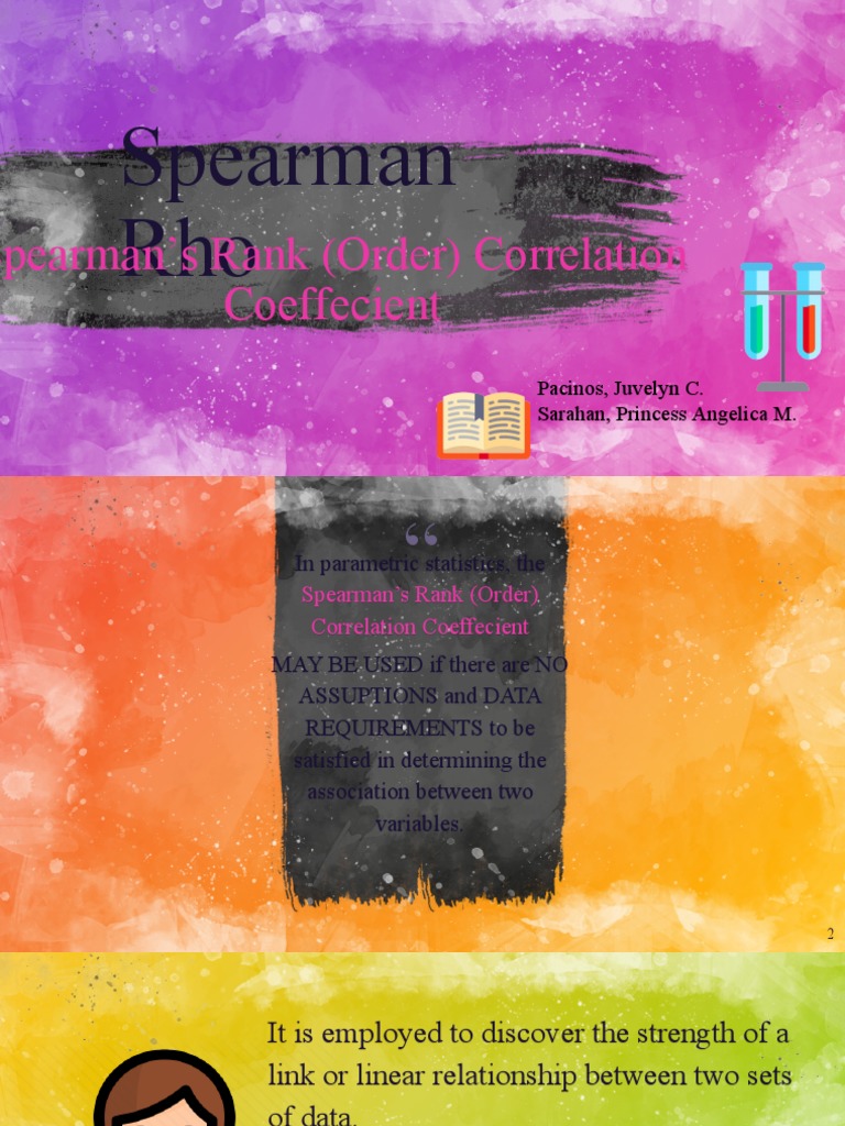 Spearman Rho | PDF | Correlation And Dependence | Probability Theory