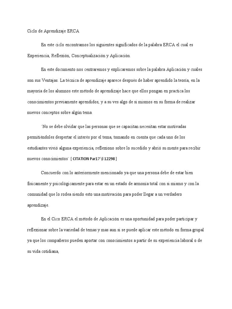 Ventajas de la Aplicación en ERCA | PDF | Crecimiento personal y ...