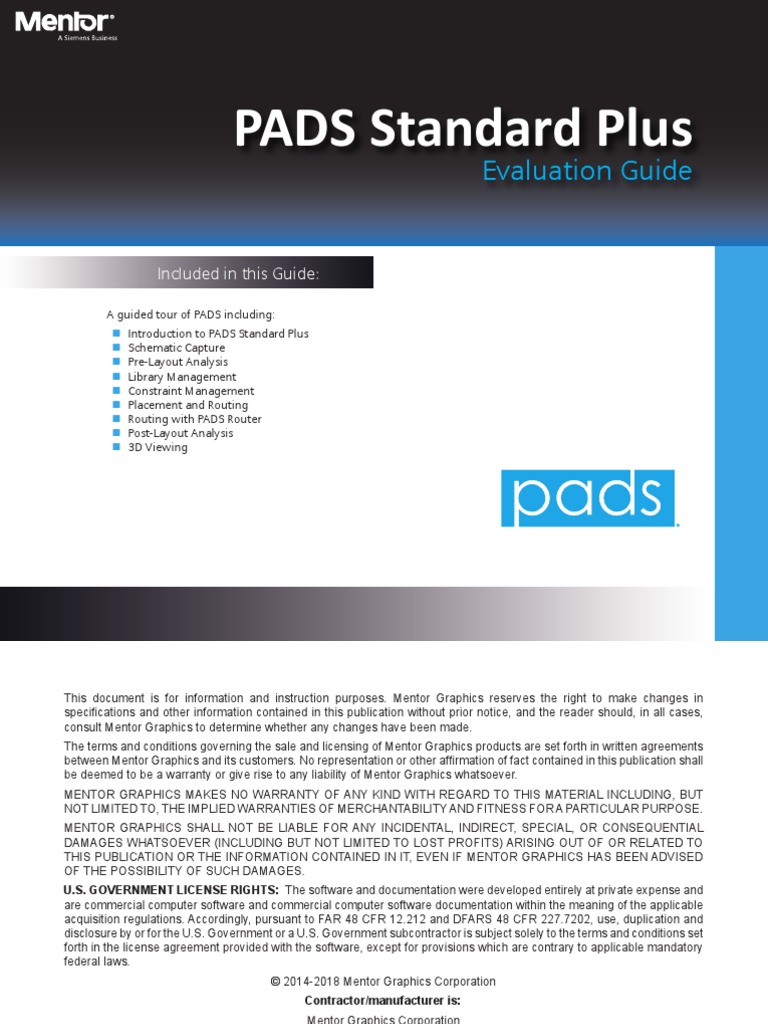 PADS Standard Plus Evaluation Guide | PDF | Printed Circuit Board ...