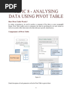 PivotTable Practice File | PDF