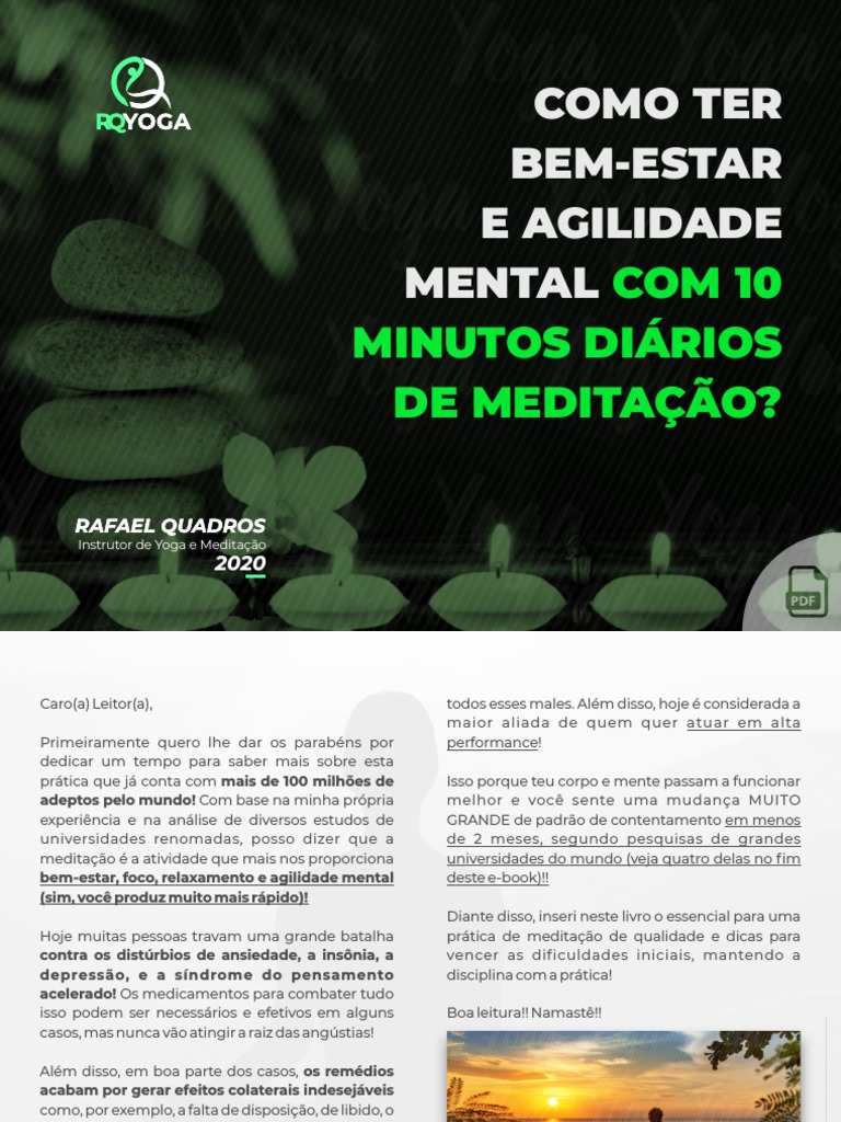 Yoga Tudo Que Você Precisa Saber Para Começar Agora Pdf Meditação