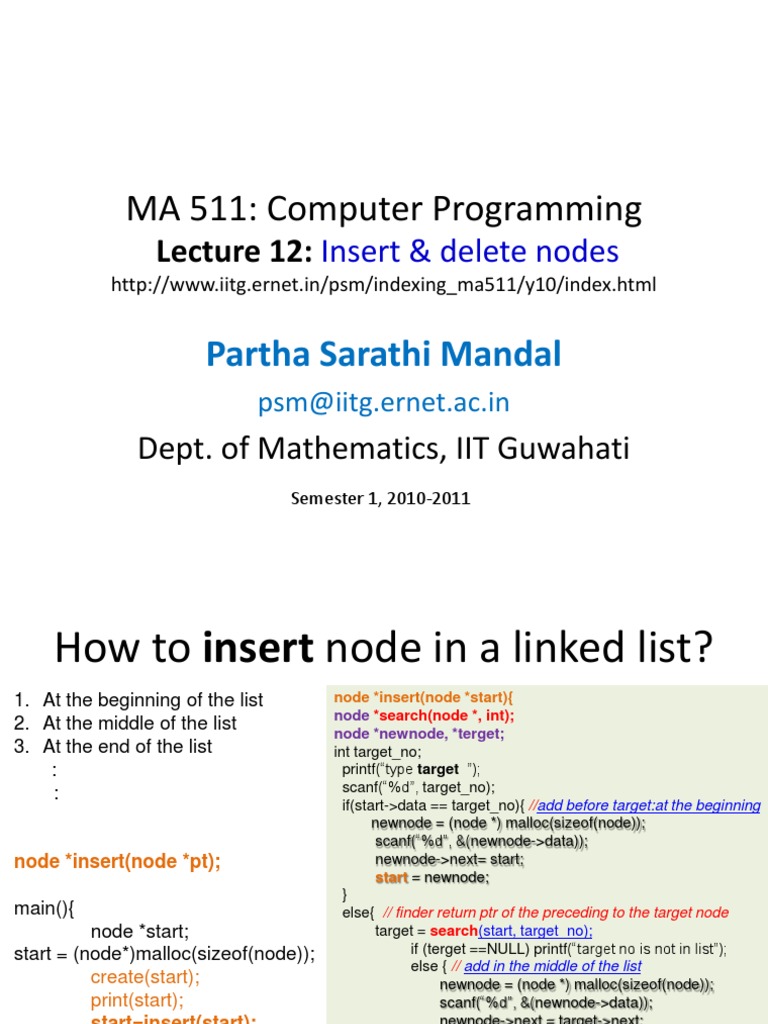 Lecture Note MA511 Oct 19 | PDF | Software Development | Theoretical ...