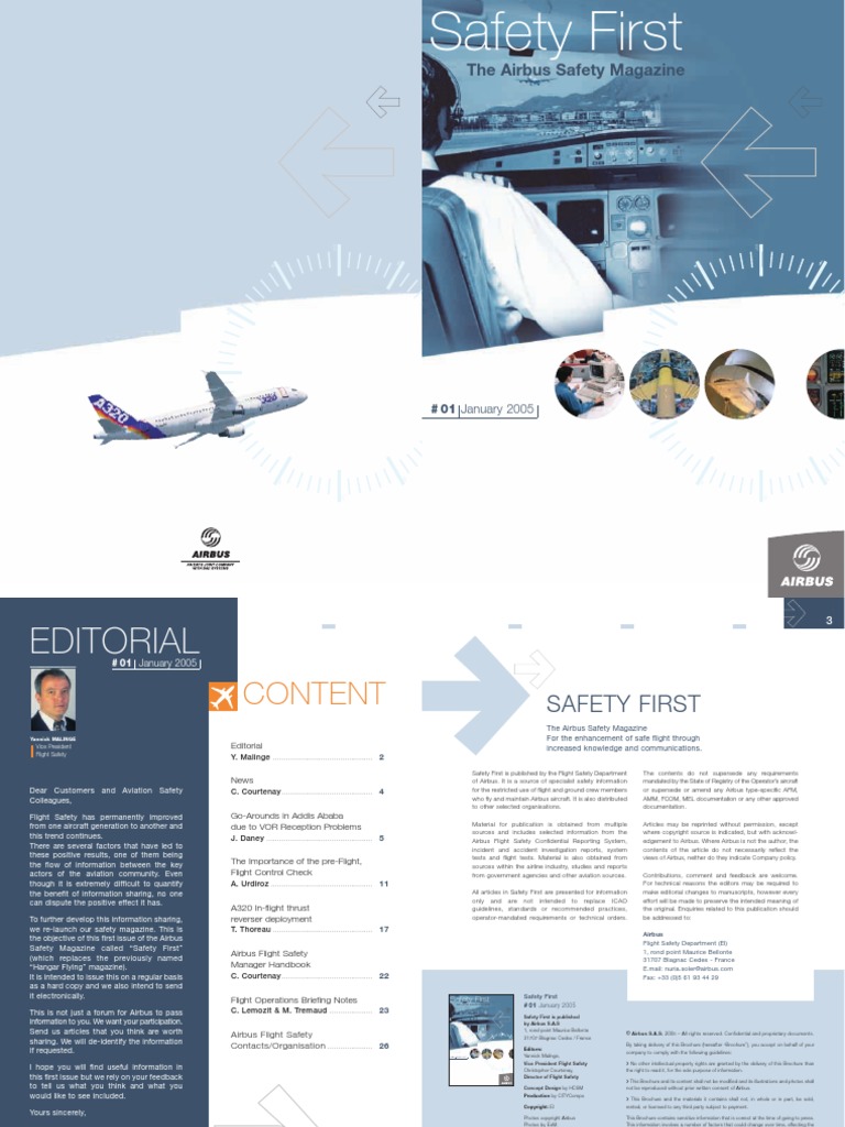 Airbus Safety First Magazine 01 PDF | PDF | Aviation Safety | Aircraft ...
